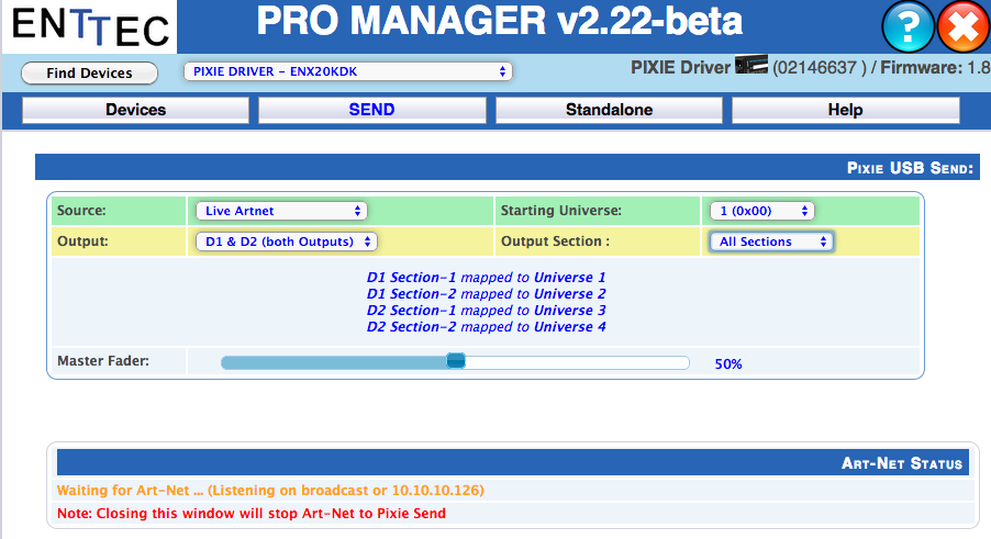 ENTTEC Pixie Driver 5V 110W - Pikseliohjattavien ledien ohjain ja ...