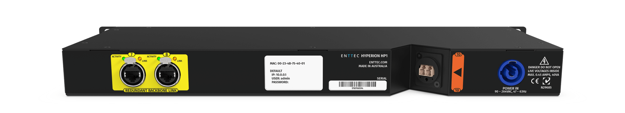 Hyperion: Revolutionalry EtherCON network switch | ENTTEC