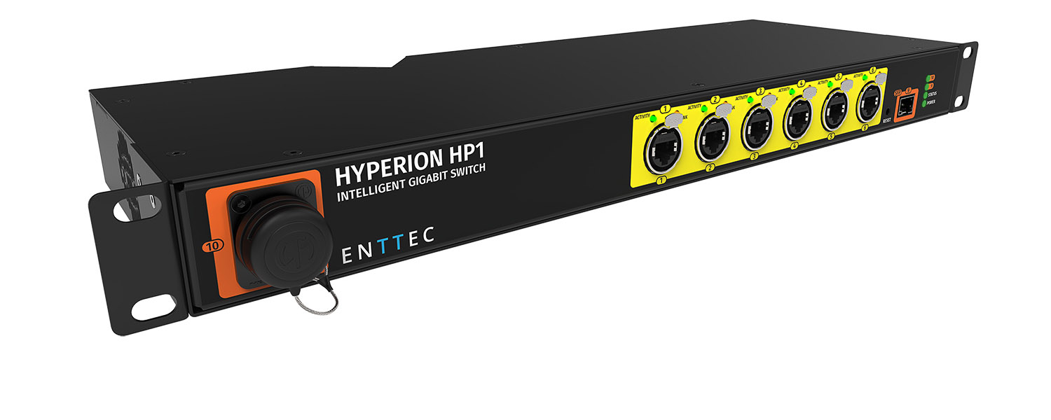 Hyperion: Revolutionalry EtherCON network switch | ENTTEC