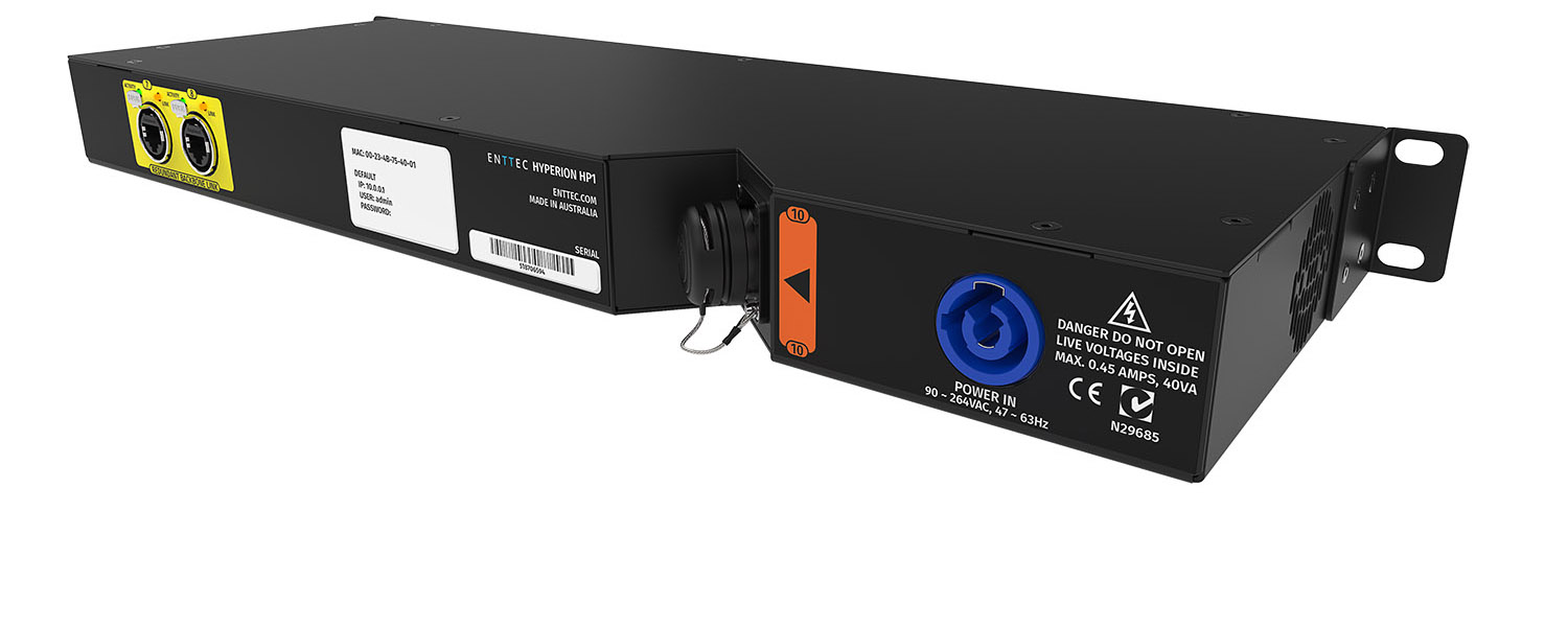 Hyperion: Revolutionalry EtherCON network switch | ENTTEC