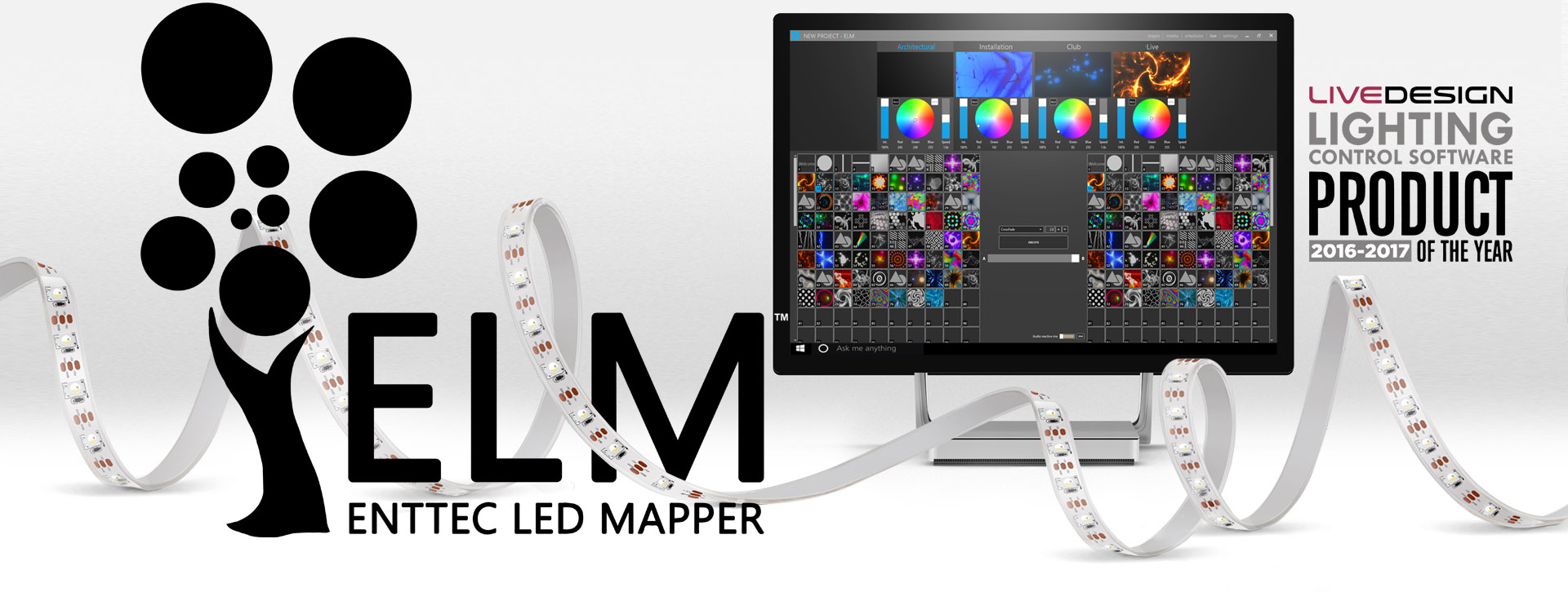 ELM, the award-winning LED pixel mapping software | ENTTEC